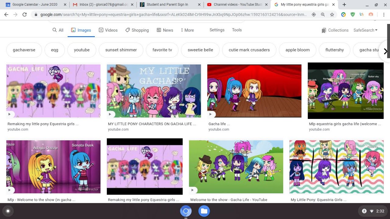 My little pony Equestria girls Gacha life and their information mlp ...