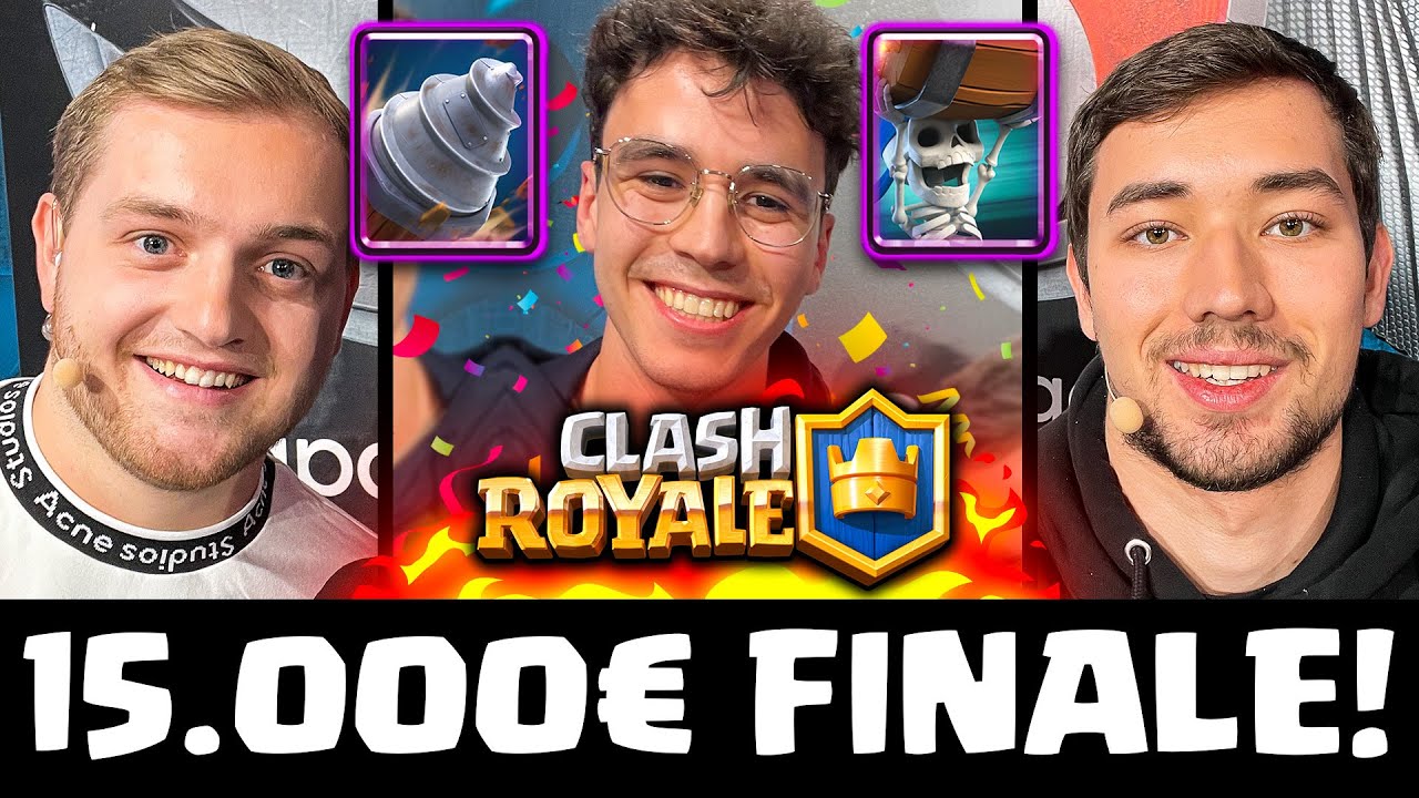 🏆15.000€ FINALE im GRÖßTEN CLASH ROYALE TURNIER mit TRYMACS! 🇩🇪 - YouTube