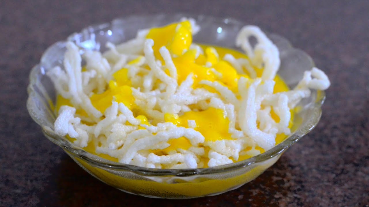 Aam Ras Kurdai Recipe: Easy Tasty Yummy Mango crisp How to make Mango ...