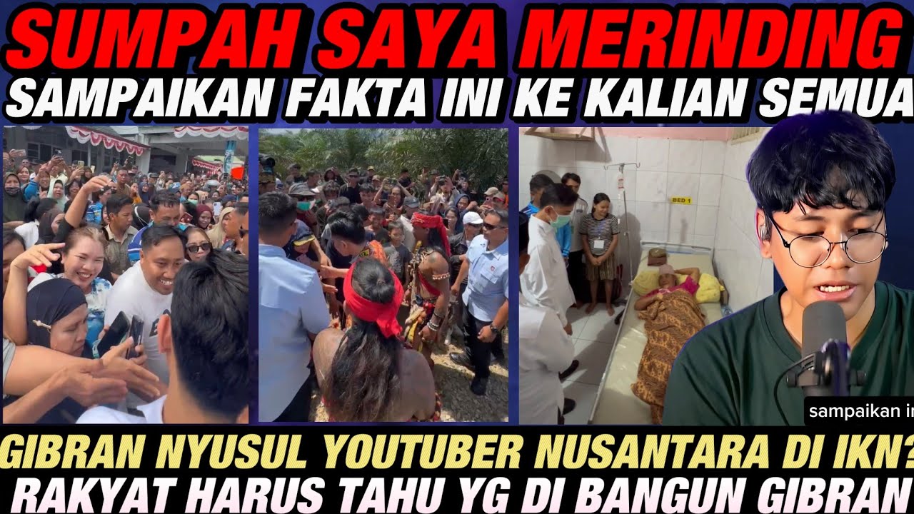 SUMPAH SAYA MERINDING SAMPAIKAN HAL INI KE KALIAN! WAPRES GIBRAN NYUSU ...
