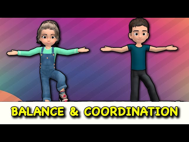 Kids Balance & Coordination: Stop Tumbles! (15 Min) - Videos For Kids