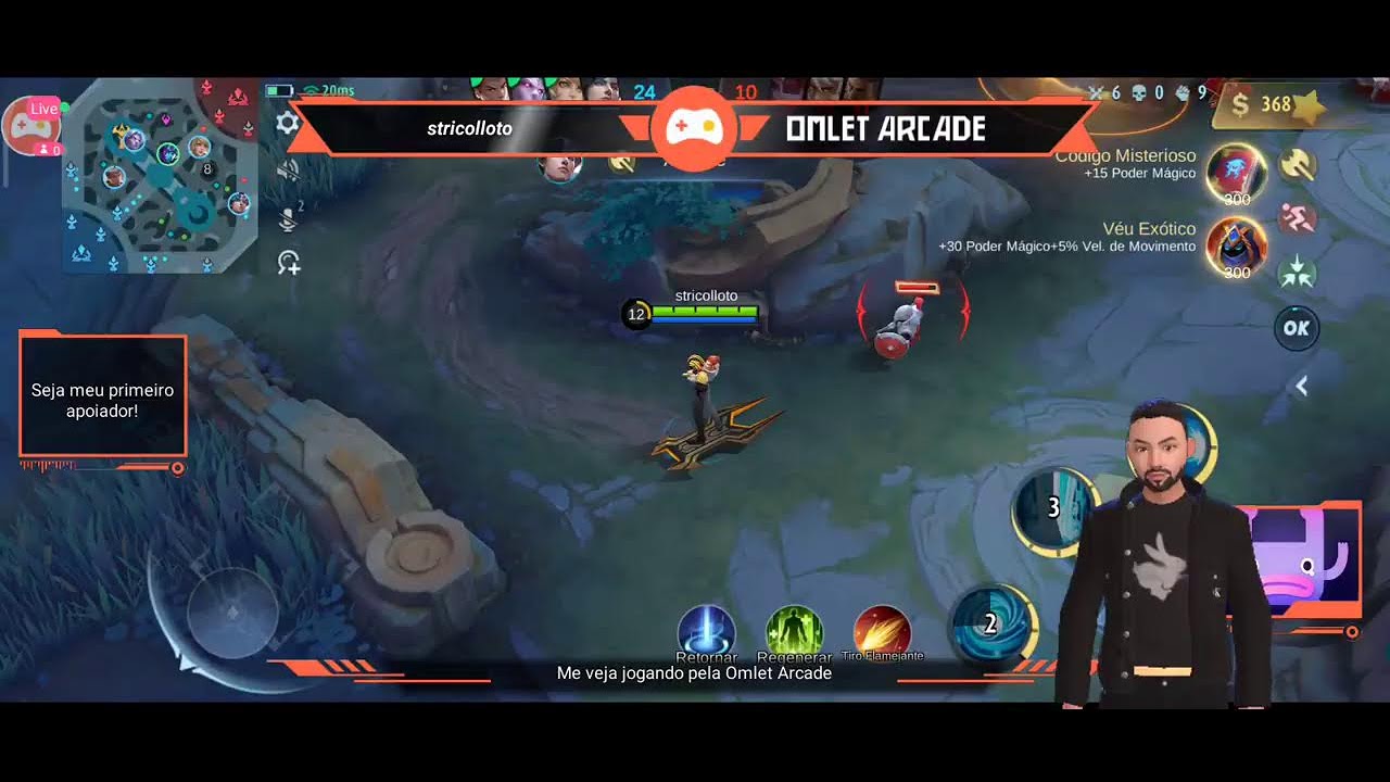 COMO JOGAR MOBILE LEGEND MID COM GORD - YouTube