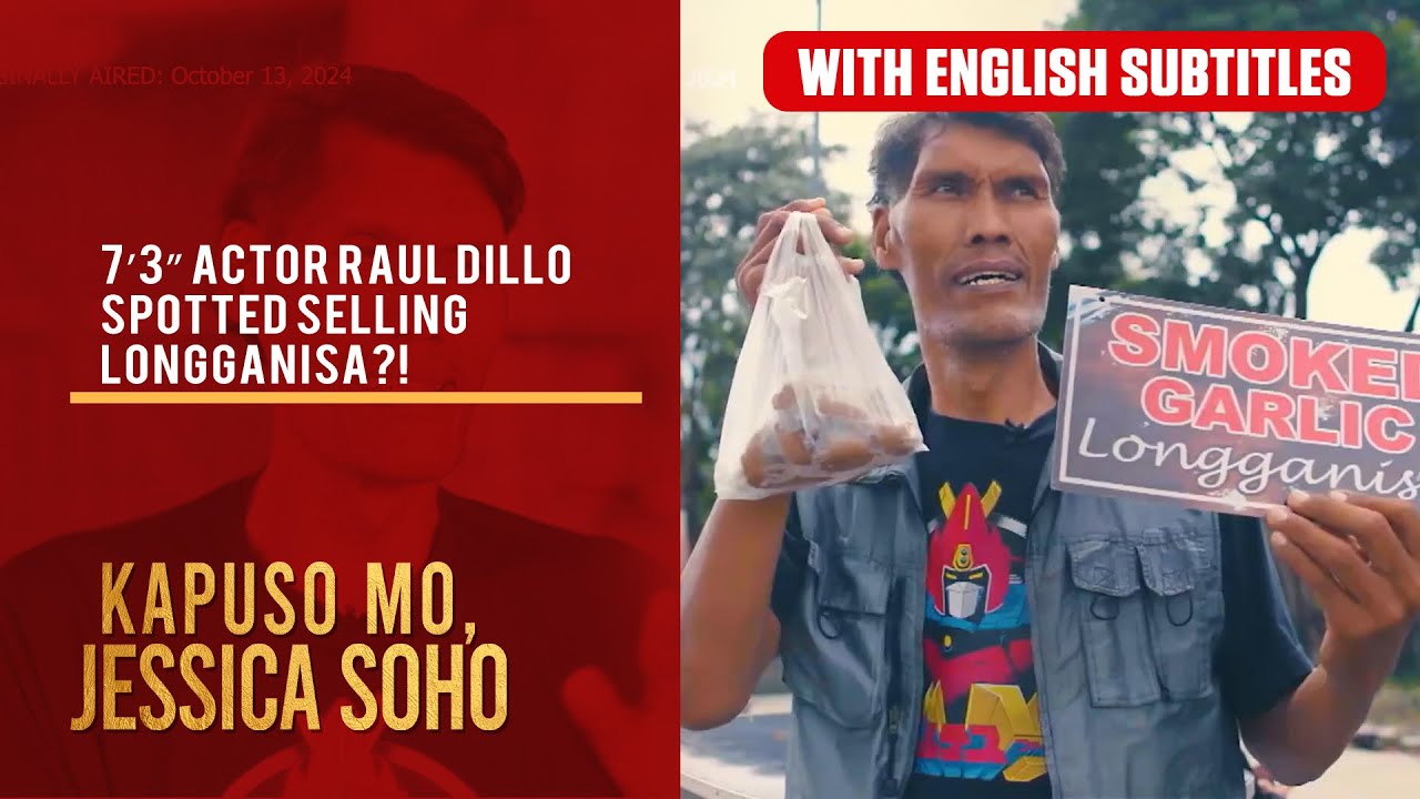 7’3” actor Raul Dillo spotted selling longganisa?! (with English subs ...