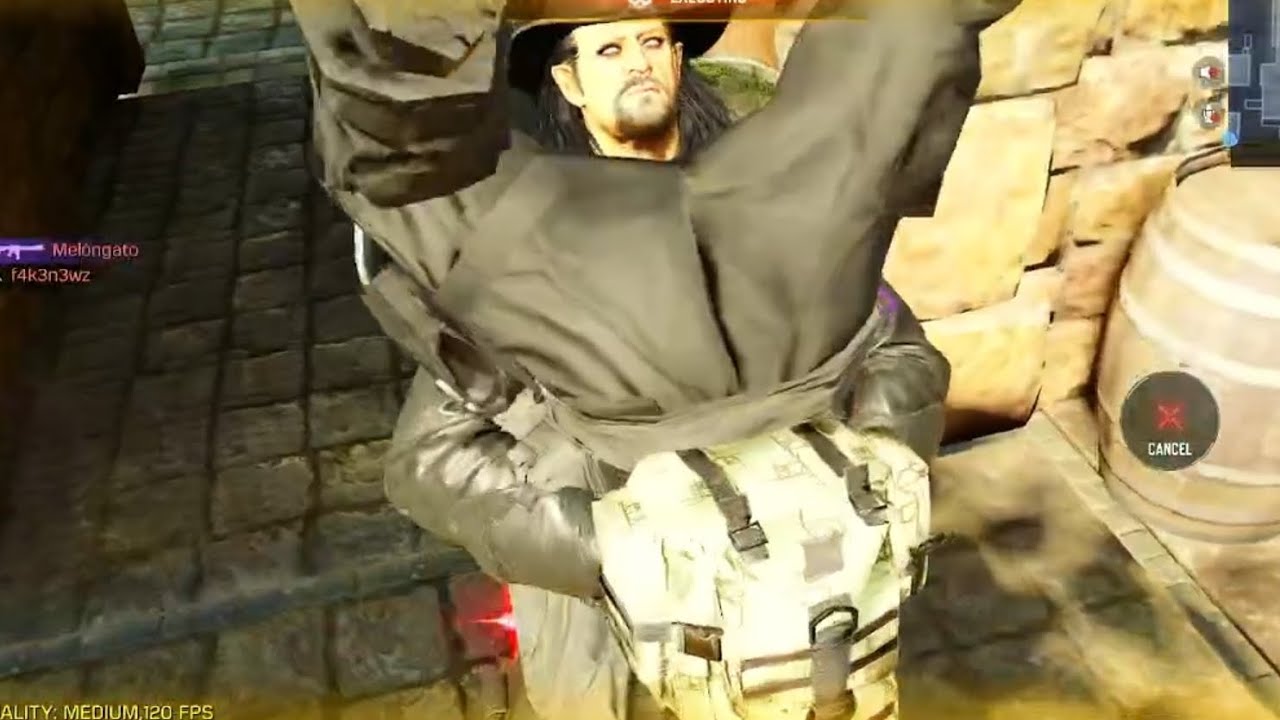 Call Of Duty Mobile WWE UnderTaker Exicution And Gameplay - YouTube