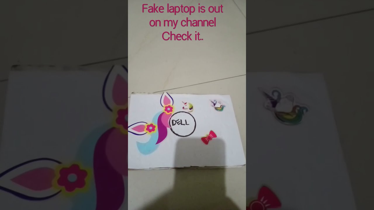 fake laptop - YouTube