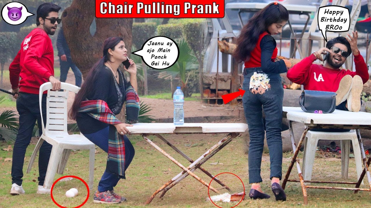 Chair Pulling Prank On People Part 4 | BY AJ AHSAN | - YouTube