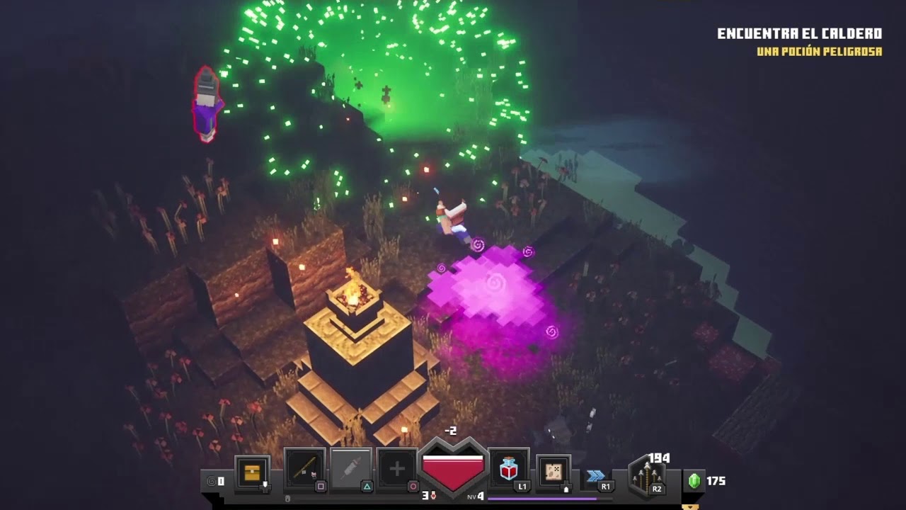 Minecraft Dungeons #2 Soggy swamp - YouTube