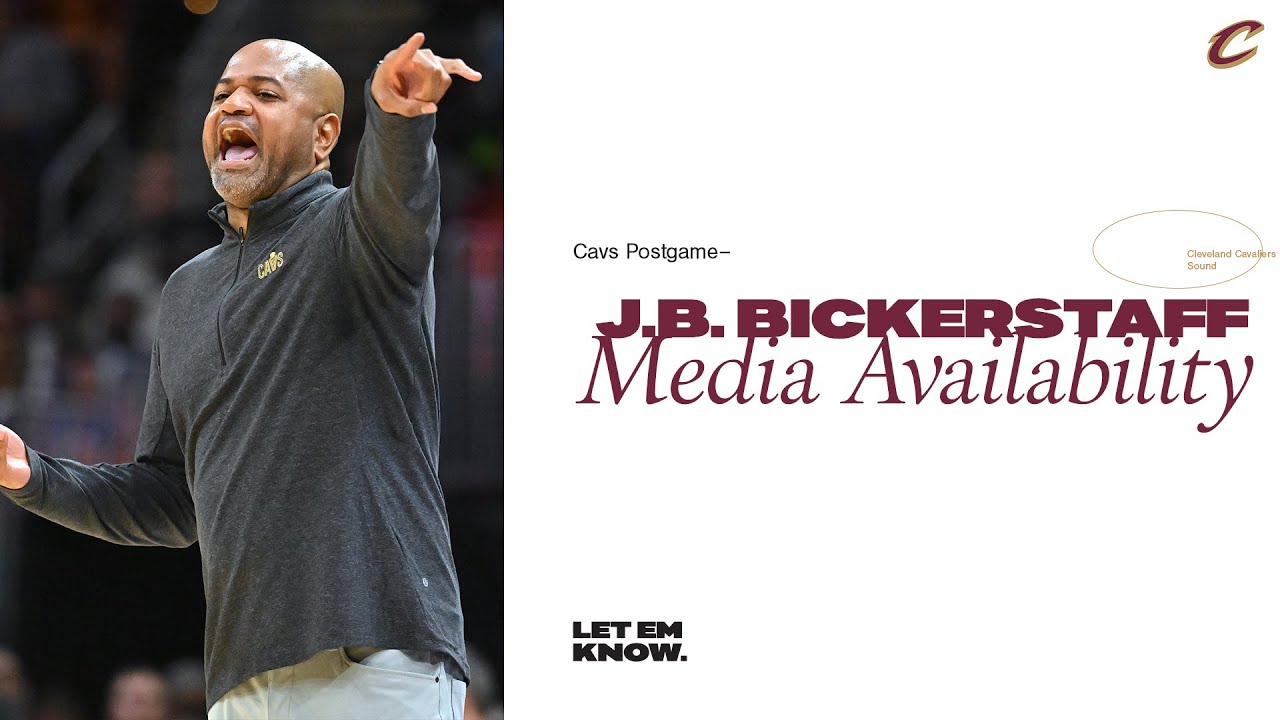 Cavs vs Hornets Post Game: J.B. Bickerstaff - YouTube
