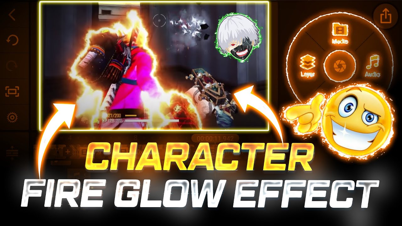 Character glow effect like a dbl n free fire || how tu make character glow effect - YouTube