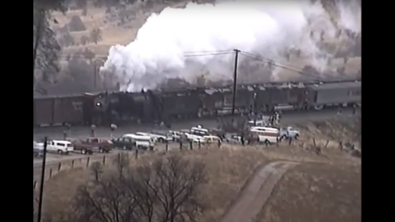 Santa Fe 3751 Around Tehachapi Loop, December 29, 1991 - YouTube