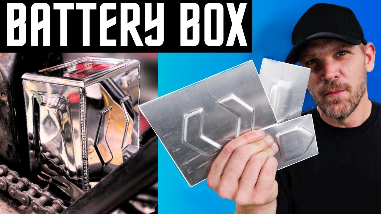 PRESS FORMING SHEET METAL To Make An EPIC BATTERY BOX!!! - YouTube