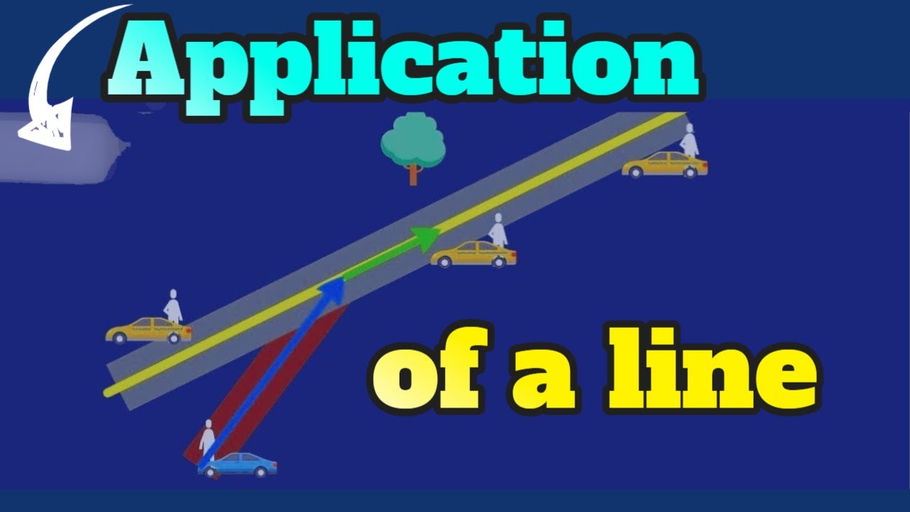 The vector equation of a straight line - line through two points - YouTube