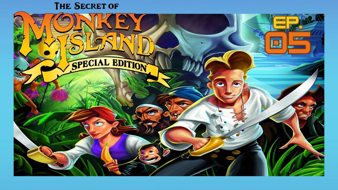 Monkey Island I - Ep.05 (Capitolo 1 e 2 fine - arrivo in volo su Monkey Island) - YouTube