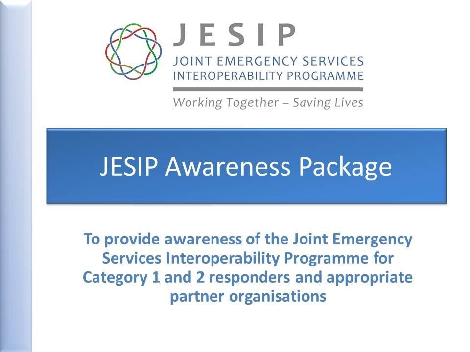 JESIP Wider Responder Awareness Presentation - YouTube