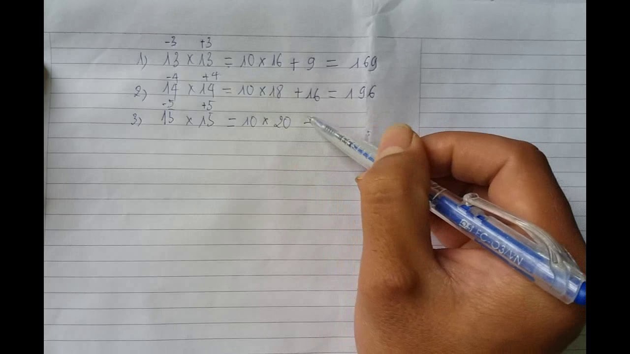 How to square any numbers in your head fast mental math trick - YouTube