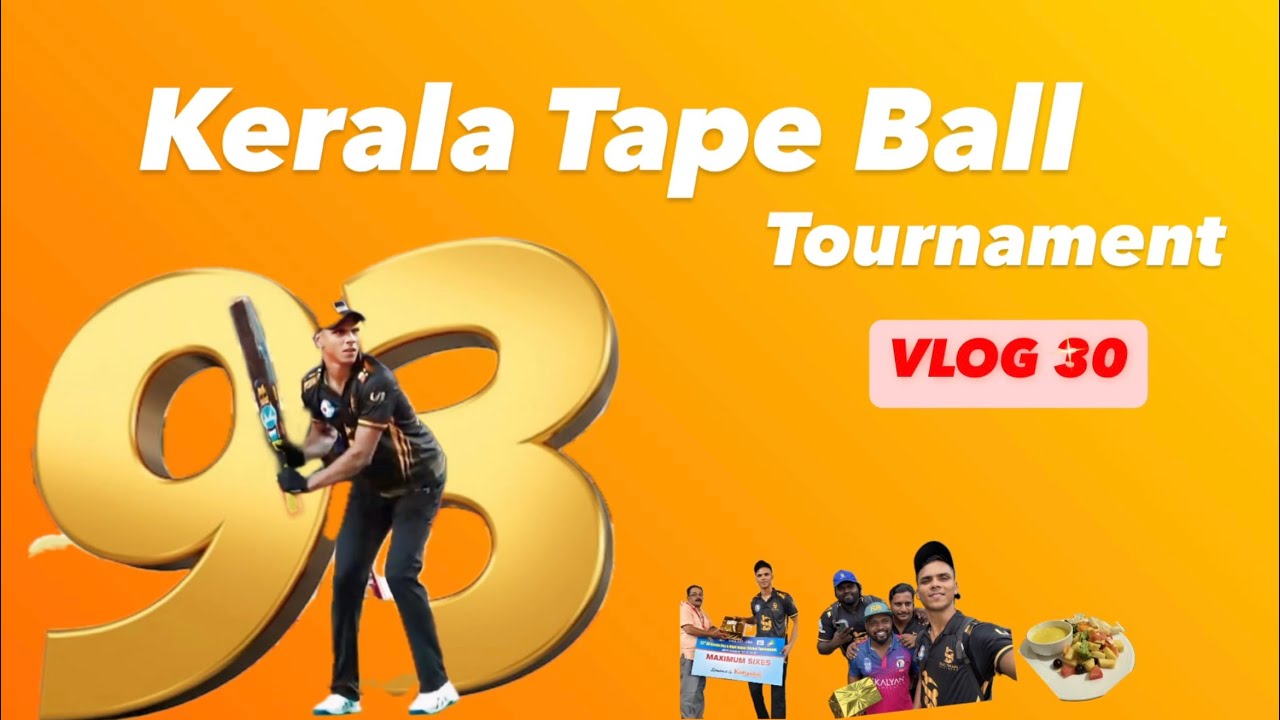 Kerala Tape ball Tournament Vlog | Runner Up | ft. Karan ambala | KARAN ...