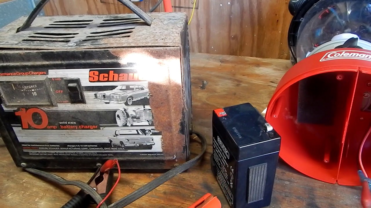 Testing A Coleman Rechargeable Lantern Lights - YouTube