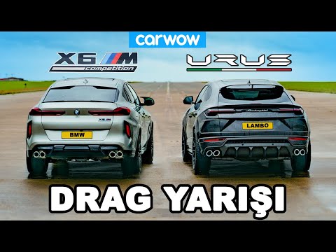 Lamborghini Urus vs BMW X6M: DRAG YARIŞI