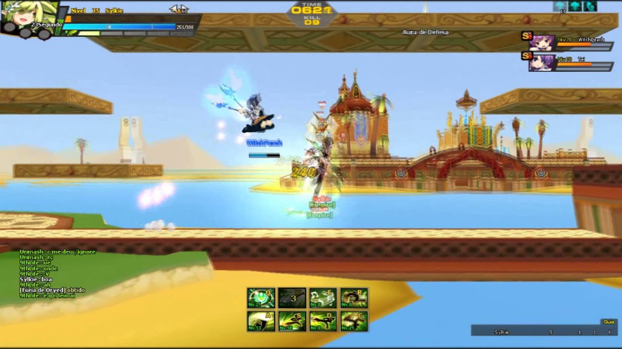 [Elsword] Wind Sneaker vs Dimensional Witch - YouTube