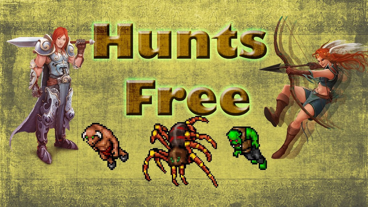 Tibia: Hunts Free #33 - Corym's Cave (Carlin/Kazordoon) - YouTube