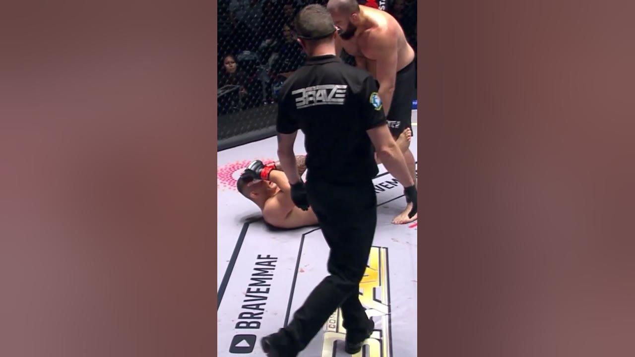 The Perfect 10 0 For Shamil Gaziev At Brave Cf 69 Brutal Mma Knockout