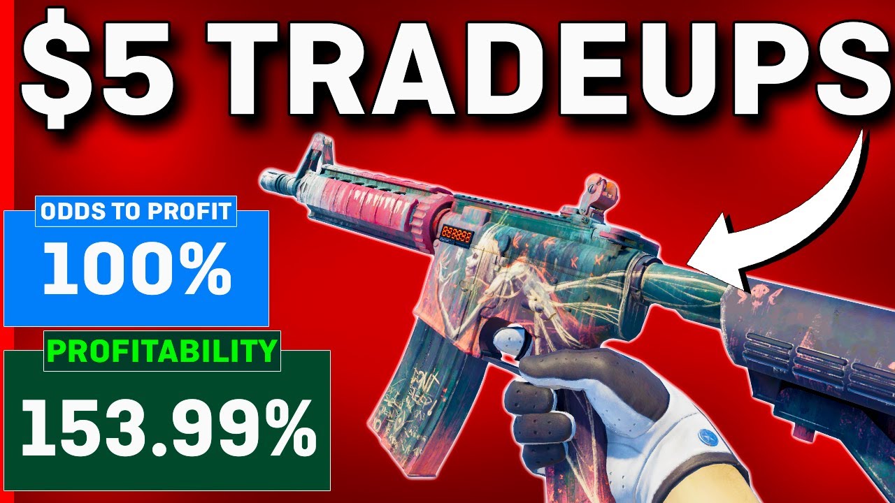 The MOST PROFITABLE CS2 Trade Ups UNDER $5! (NO RISK) - YouTube