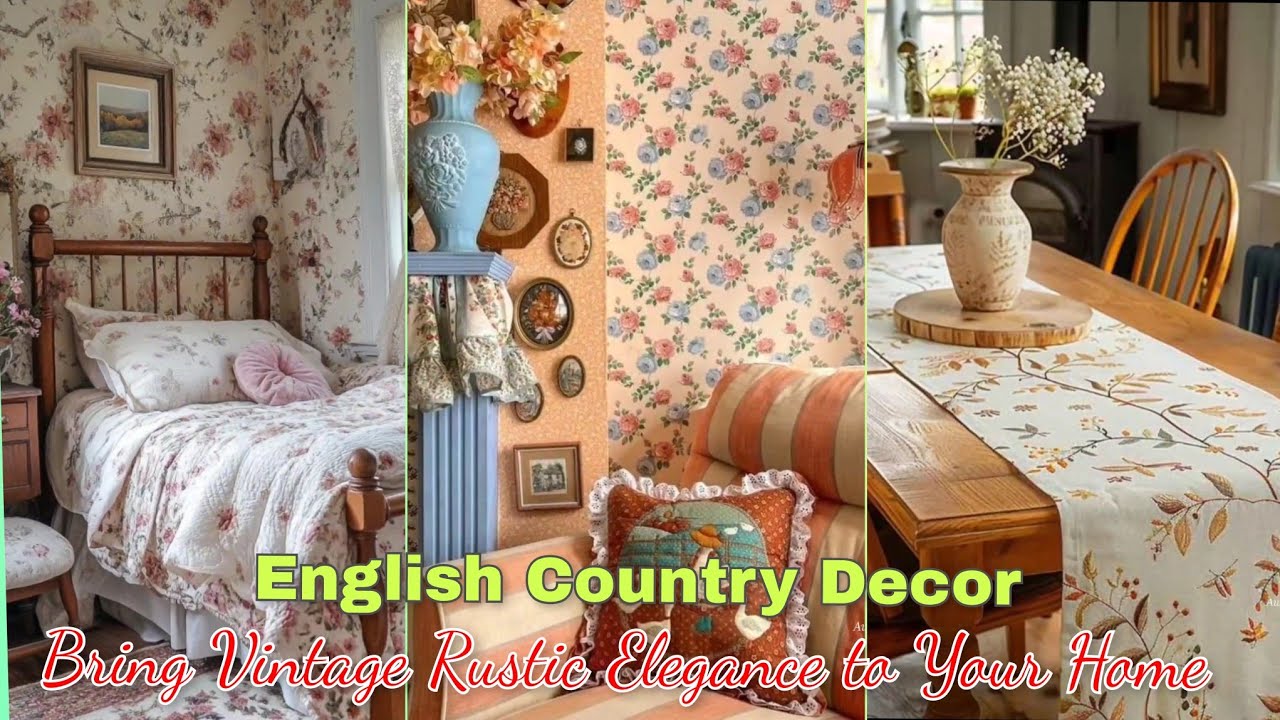 English Country Decor: Where Vintage Charm meets Rustic Elegance # ...