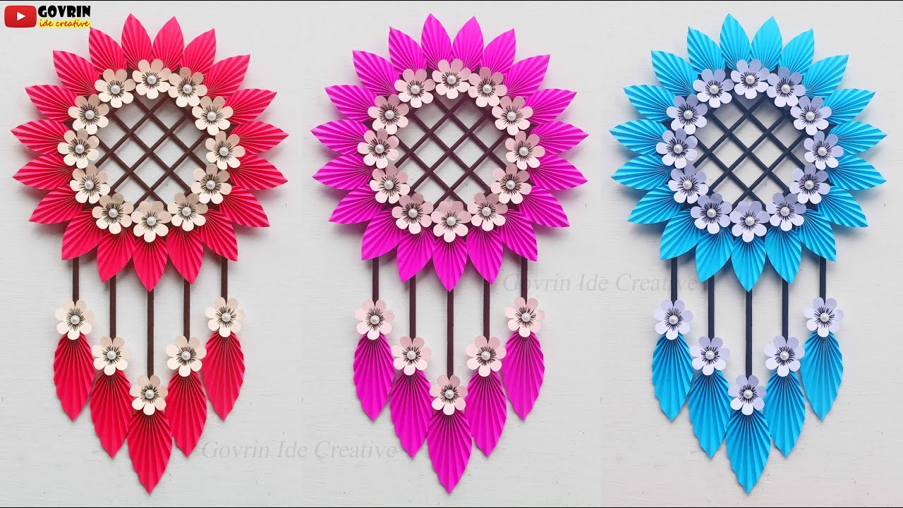 Hiasan Dinding | Cara Membuat Hiasan Dinding Cantik dari Kertas Origami ...