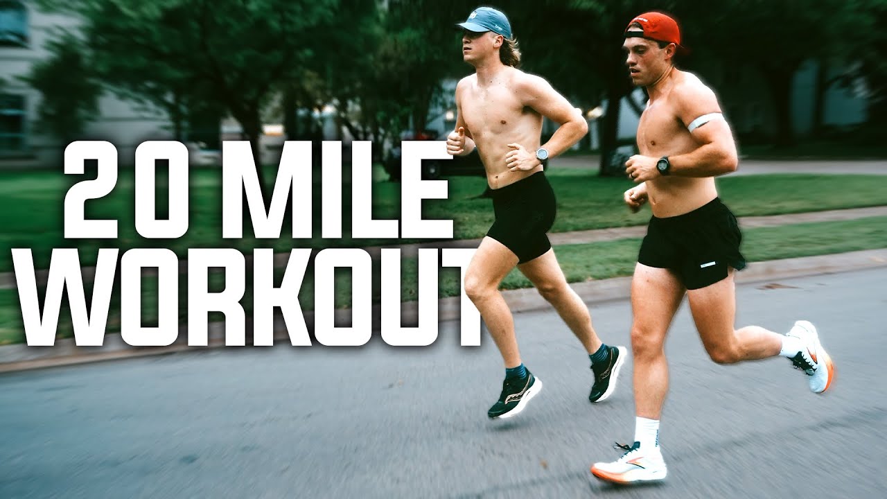 BRUTAL 20 Mile Marathon Workout - Sub 3 Marathon Training - YouTube