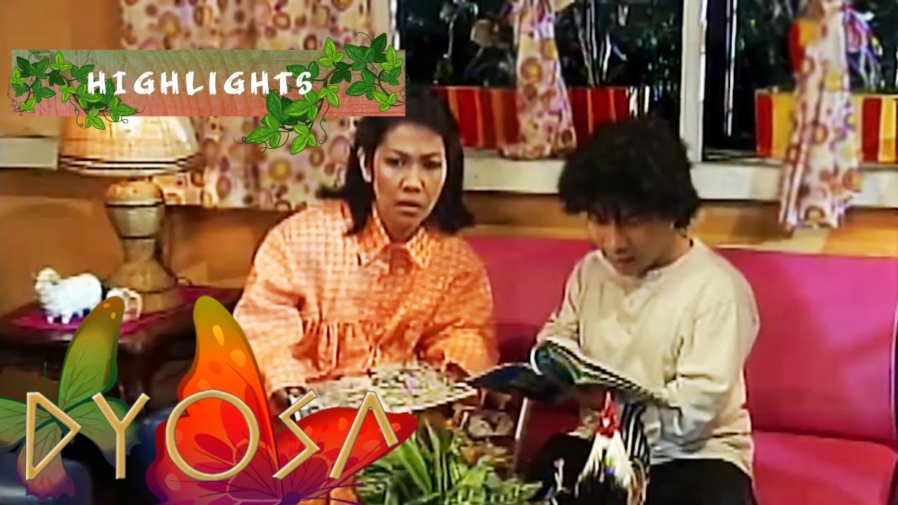 Huling and Miyong suddenly thinks that the Dyosa Comics is a warning ...