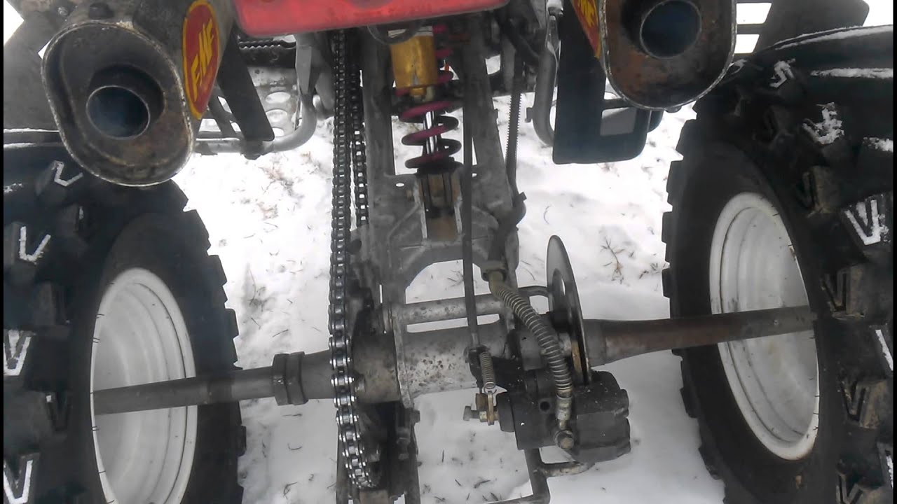 1993 Yamaha Banshee FMF Gold Series Exhaust - YouTube