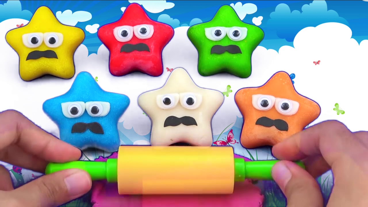 Number Stars - Learning Numbers with Colorful Stars - YouTube