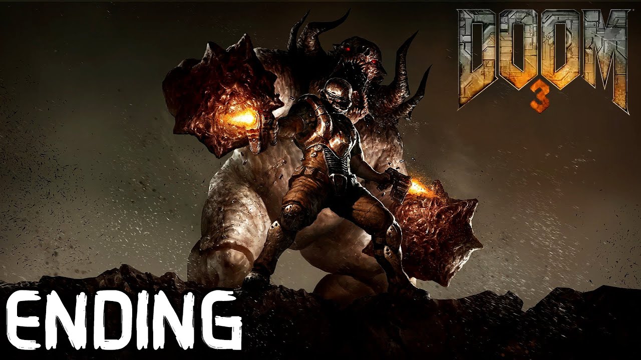 CYBERDEMON FINAL BOSS | DOOM 3 2004 | ENDING (No Commentary) - YouTube
