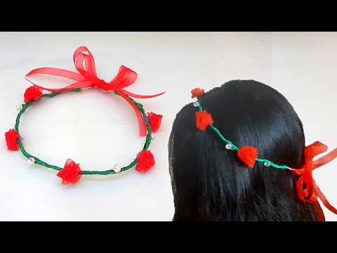 how to make flower tiara | flower tiara diy | diy flower crown | flower ...