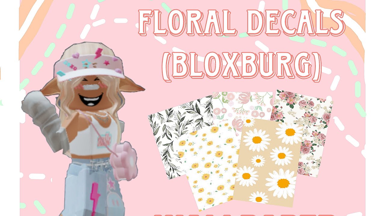 Floral🌻 bloxburg decals - YouTube