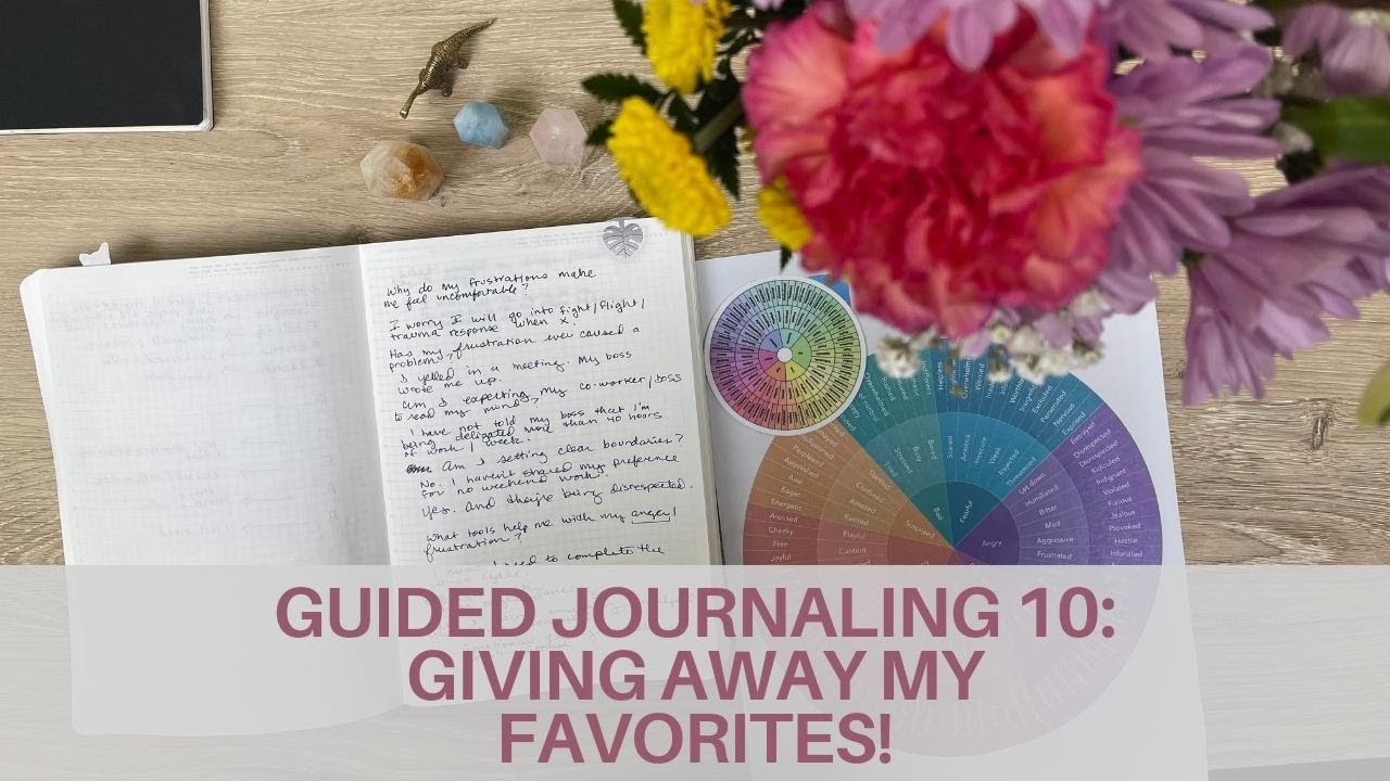 Guided Journaling 10: A Giveaway of my Favorite Journaling Tools - YouTube