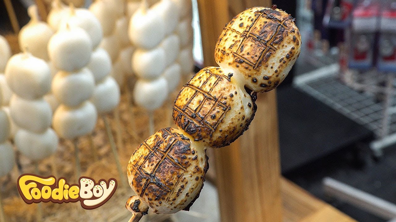 당고 / Dango - Japanese Street Food / 오사카 구로몬시장 - YouTube