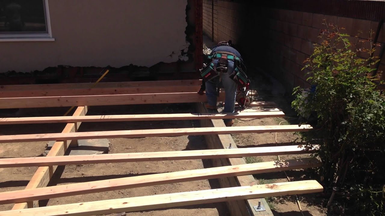 Installed the sill plate - YouTube