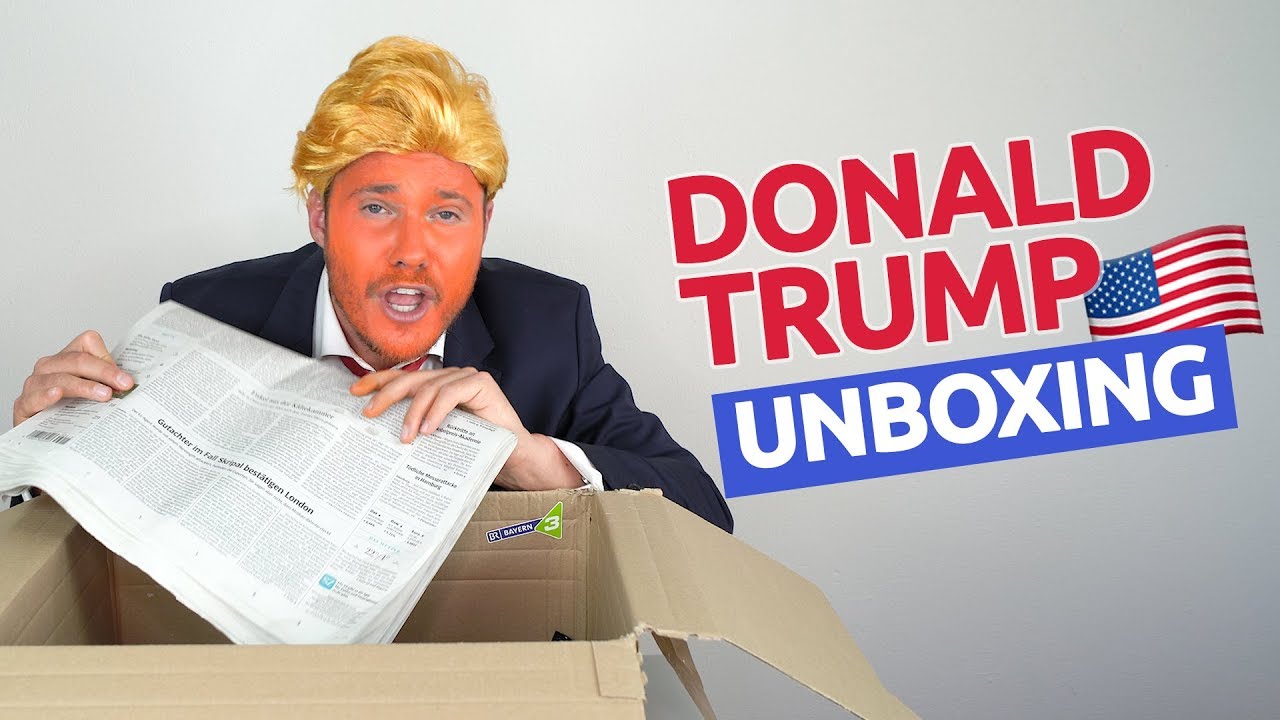 Donald Trump UNBOXING "Trump Starter Kit" - YouTube