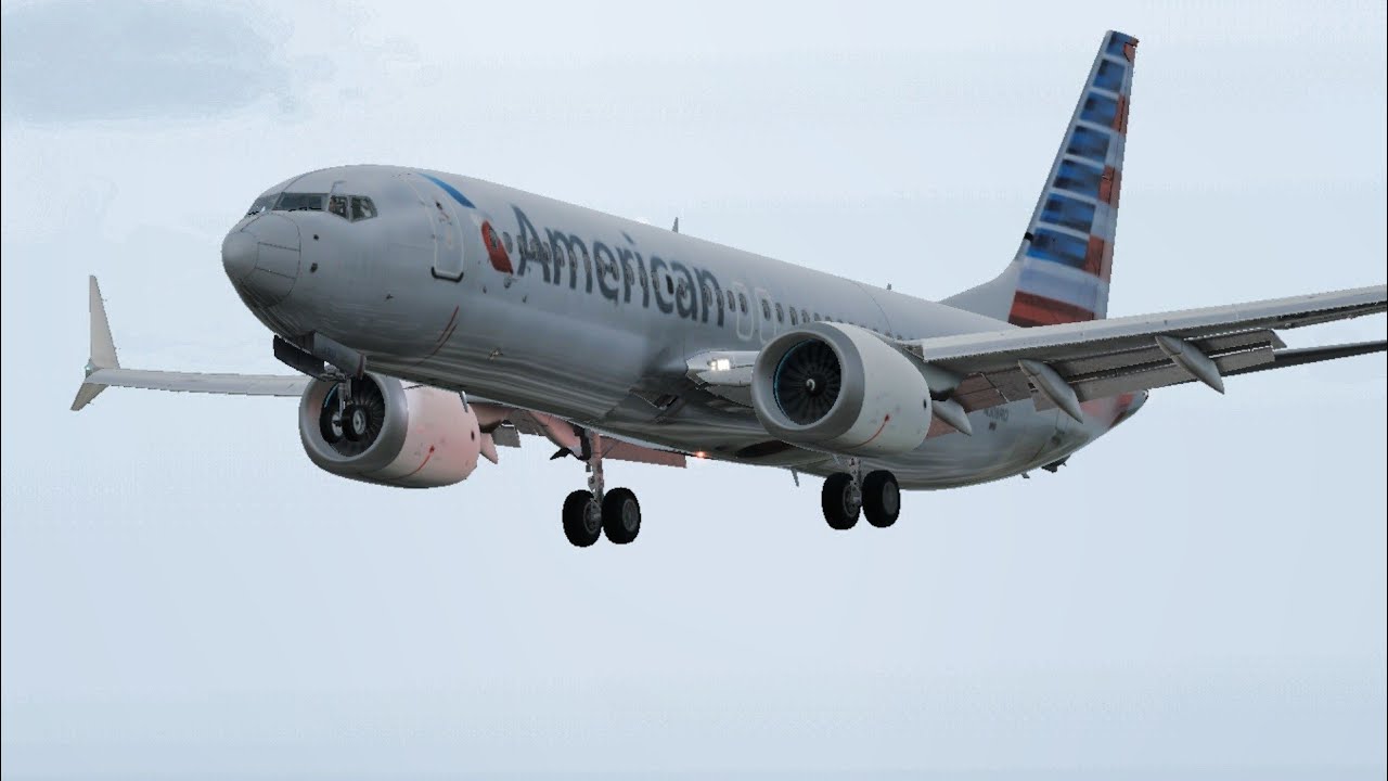 ENGINE FAILURE landing | Boeing 737 MAX 8 - YouTube