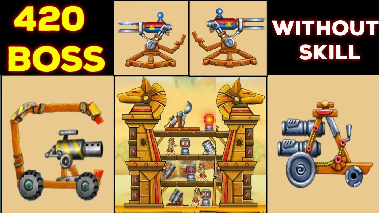 Catapult 2 | 420 Boss Rush With | 3 Most Powerful Weapons - YouTube