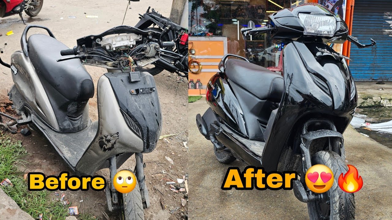 Activa Full Modified / All Black Activa Modification / All Modification ...