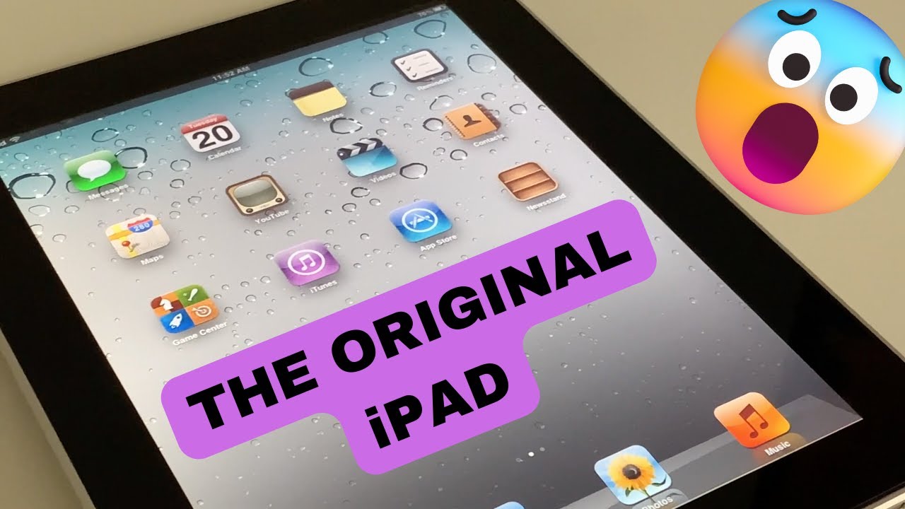 Exploring the Iconic iPad 1: Vintage Tech Review and Nostalgia - YouTube
