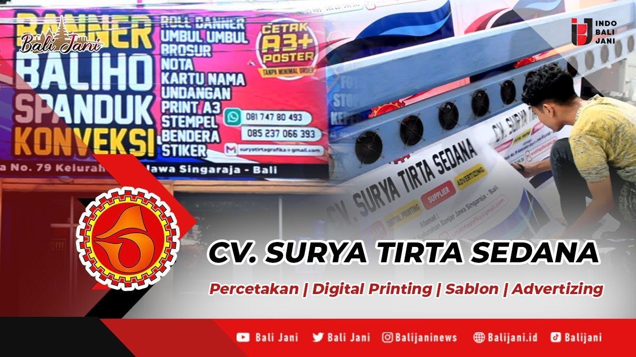 CV SURYA TIRTA SEDANA || JASA PERCETAKAN DENGAN PELAYANAN CEPAT DAN ...