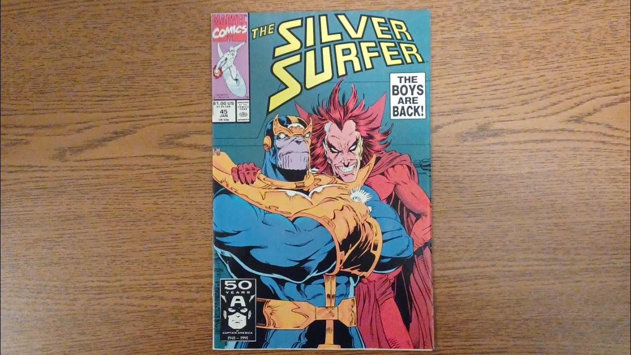 Silver Surfer #45 (1987 2nd Series): Current Value + page by Page ...