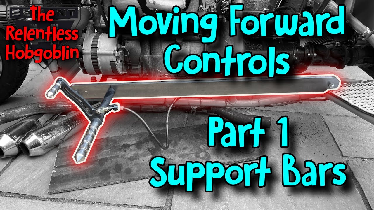 Reliant 850 Trike - Moving Forward Controls Part 1 Making Support Bars ...
