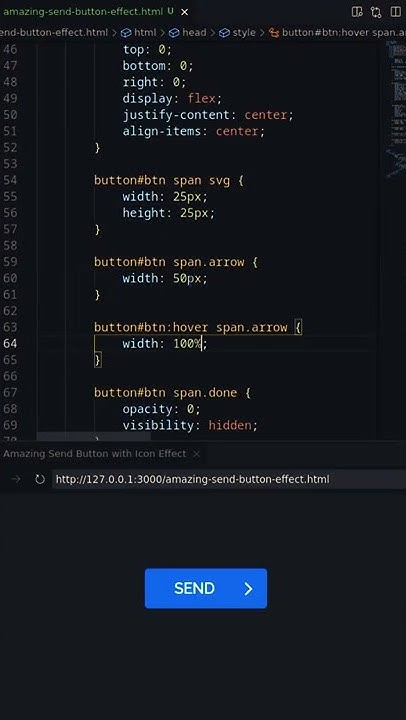 How To Create A Button Animation With Two Icons Using Html Css And Javascript Geekboots Youtube