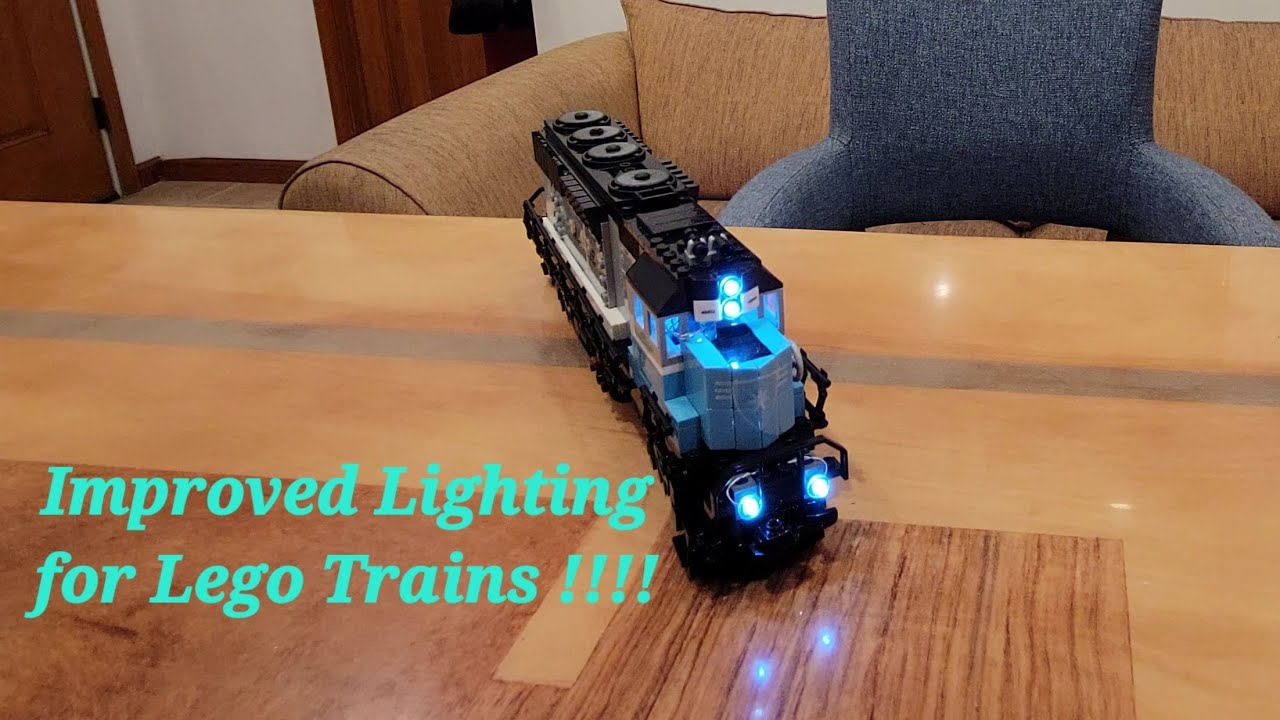 Improved Lighting for Lego Trains !!!! - YouTube