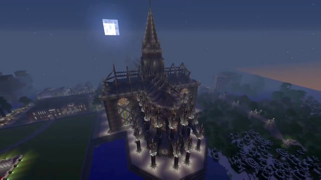 Minecraft Gothic Cathedral - YouTube