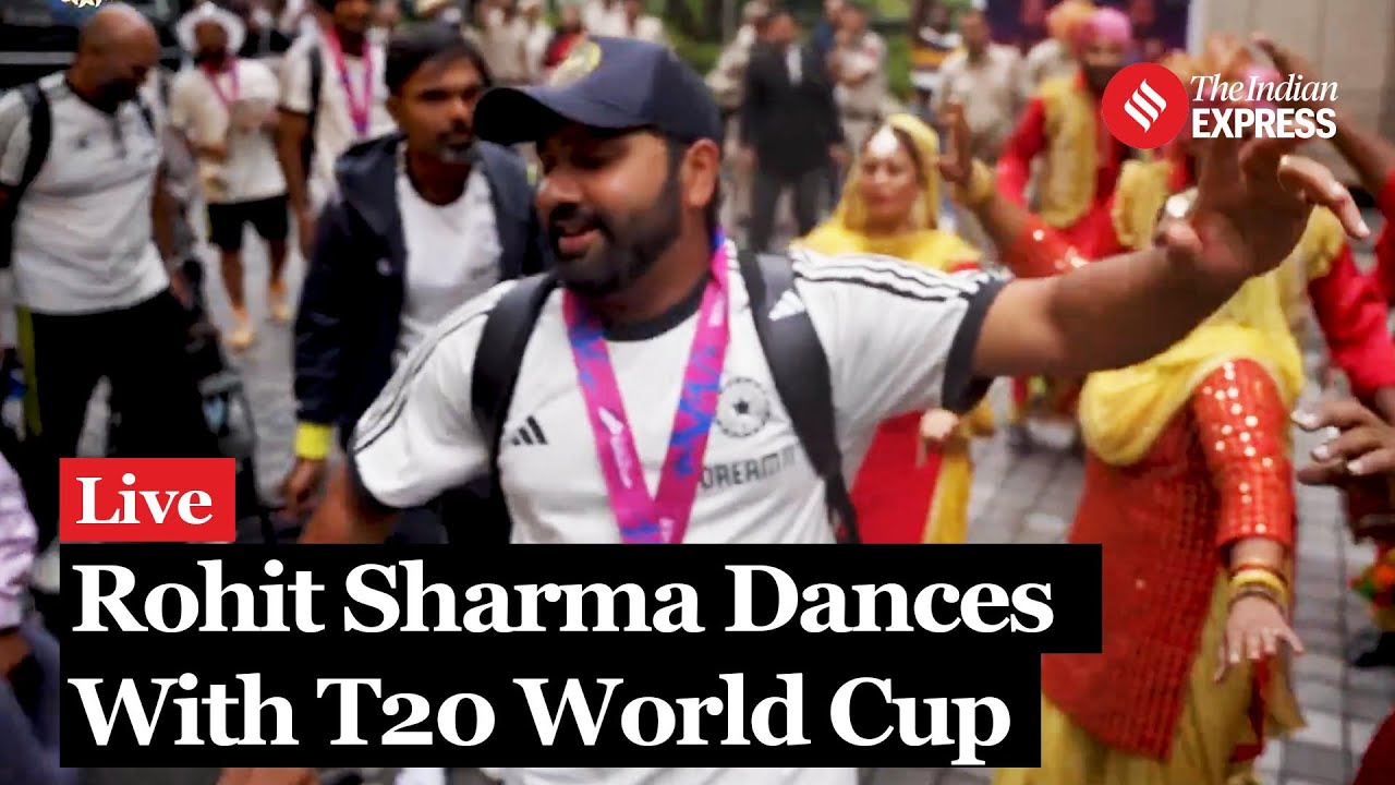 Team India Welcome: Rohit Sharma Dances With T20 World Cup As Champions ...